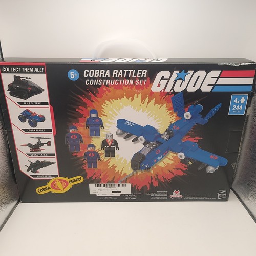 GI Joe Cobra Rattler Construction Set Hasbro Building Toy New in ...