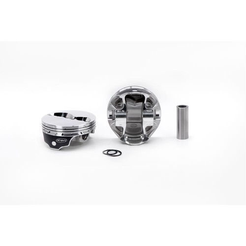 Icon Piston Kit IC966KTD.030; 4.155" -7.1cc Flat Top for Chevy 421 SBC ...