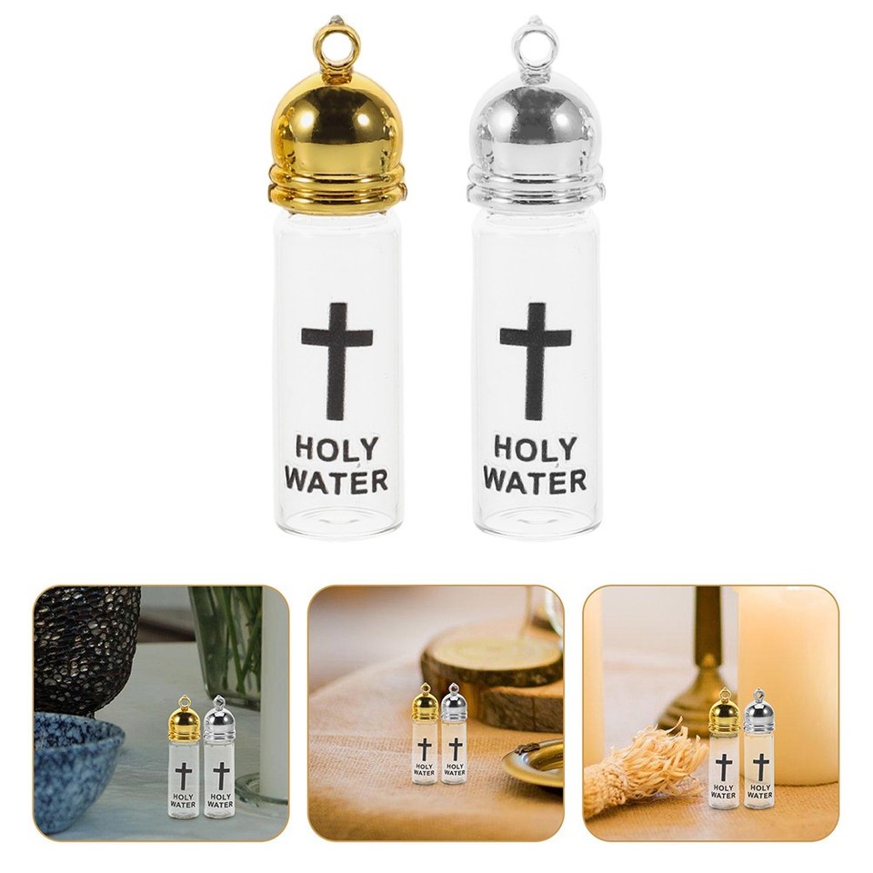 4 Pcs Empty Blessing Water Bottles Baptism Decorations for Girls | eBay ...