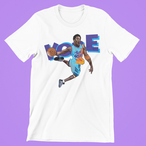 Kobe Bryant Space Jam Looney Tunes Squad Lakers Premium Blend Graphic T ...