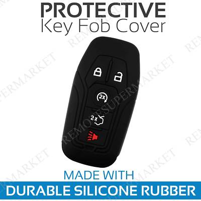 Key Fob Cover for 2016-2017 Ford Edge Remote Case Rubber Skin Jacket | eBay