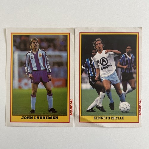 JOHN LAURIDSEN - KENNETH BRYLLE FOOTBALL ROOKIE CARD MONDIAL DANISH 🇩🇰 ...