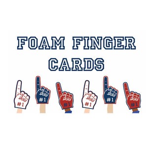 Foam Finger Cards | eBay Stores