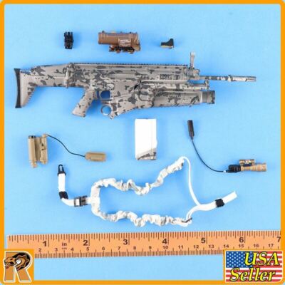 SEAL Winter Combat Training - Camo SCAR Rifle Set - 1/6 Scale Mini ...