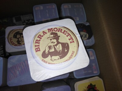 Sous verres bock coaster bière moretti bierra Heineken paquet de 100 ...