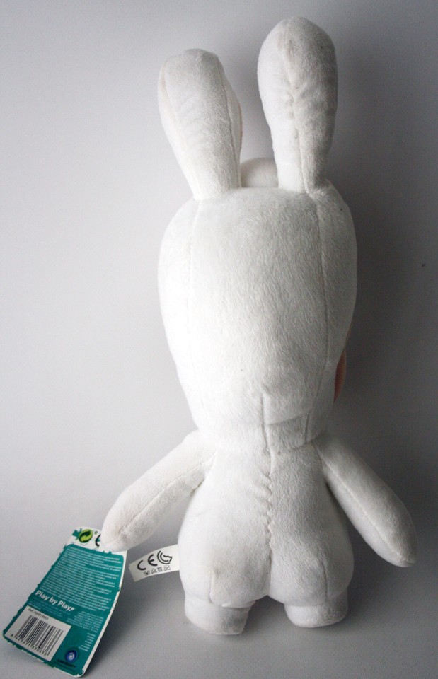 RARE RABBIDS SHOUTIN 14" PLUSH STUFFED TOY FIGURE PLAY BY PLAY UBISOFT ...