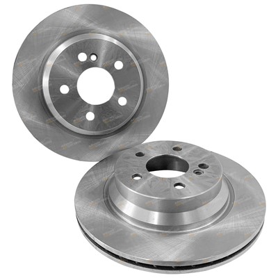 2 x Rear Disc Brake Rotors for Mercedes-Benz E36 W210 6cyl 3.6L 1996 ...