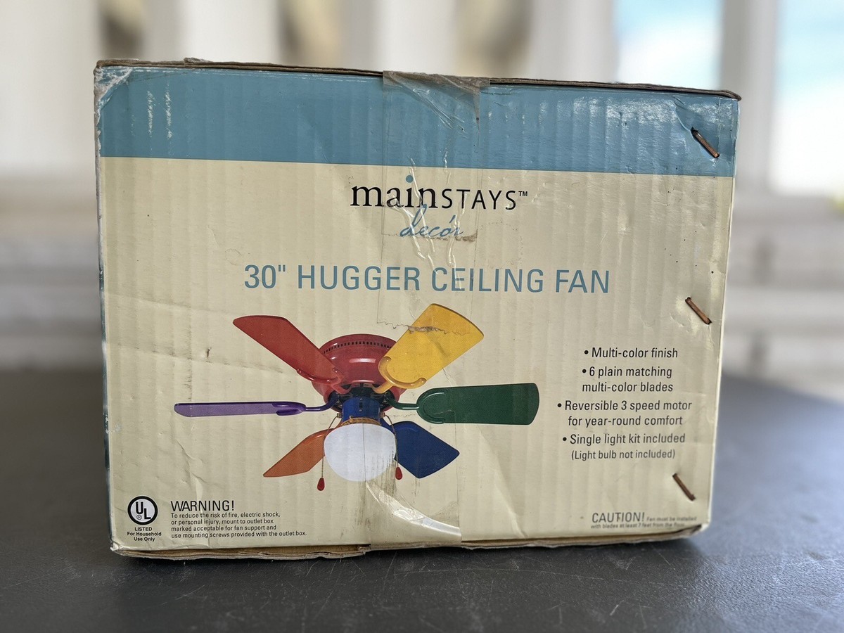 Rainbow Hugger Ceiling Fan | Shelly Lighting