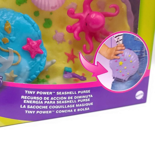 Mattel Polly Pocket Tiny Power Seashell Purse 2020 With 2 Fugures for ...