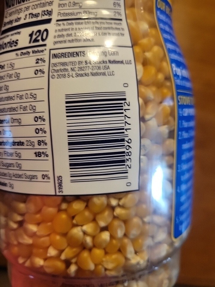 Lot Of 2 Pop Secret Jumbo Popcorn Kernels Extra Large 50Oz Jars Big 3 ...