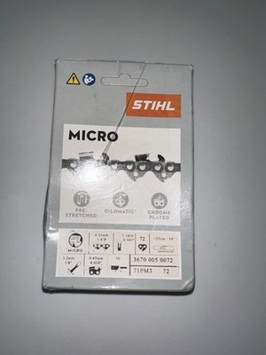 71PM3 72 STIHL NEW CHAINSAW CHAIN ht 133 14 in. 1/4p .43 gauge 72dl ...