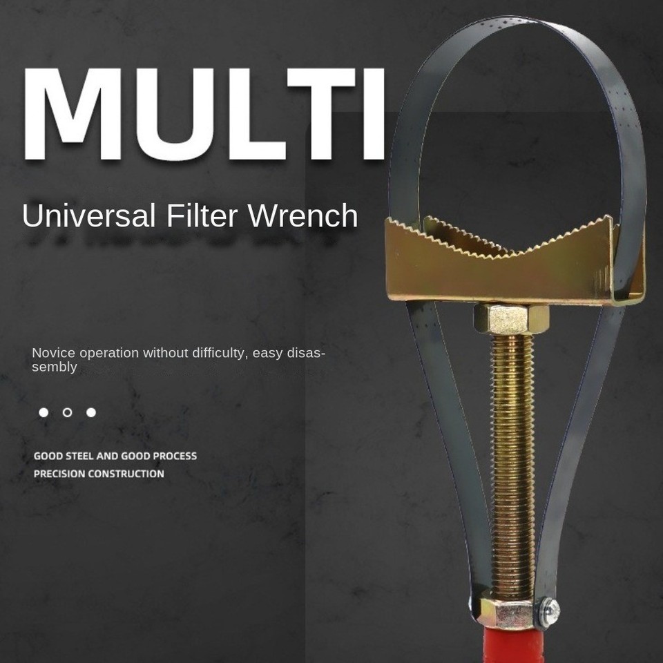 Multifunctional Oil Filter Removal Strap Wrench Tool | eBay Australia