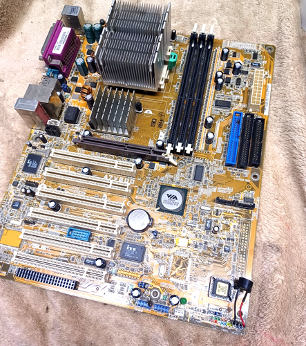 Asus A7V600 Socket 462 Motherboard DDR AGP PCI SATA with CPU and ...