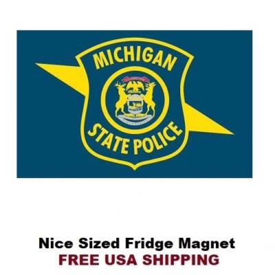 314 - Michigan State Police Refrigerator Fridge Magnet | eBay