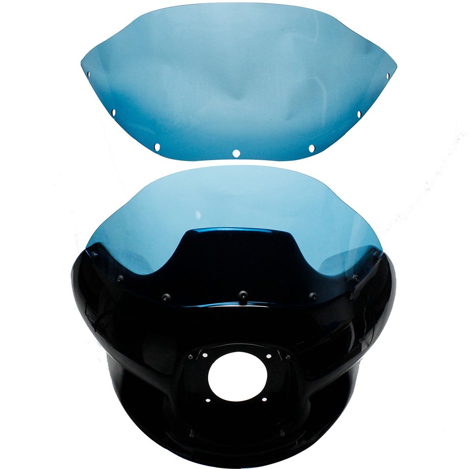 Lake Blue 8.0" FXRT Fairings Windscreen for Harley Fat Bob FXDF Street ...