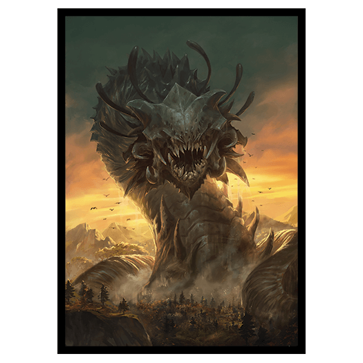 Shoz'Gorrl - World-Eater Wurm - MTG Size - 100 Smooth Matte Card ...