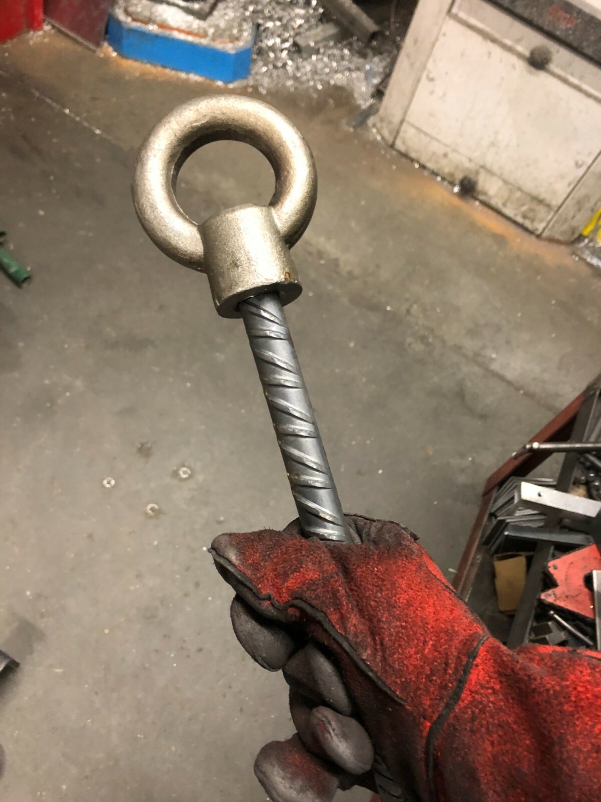 Concrete IN Ground Chain ANCHOR 'REBAR' 40mm Ø ID Chain Hole Made in ...