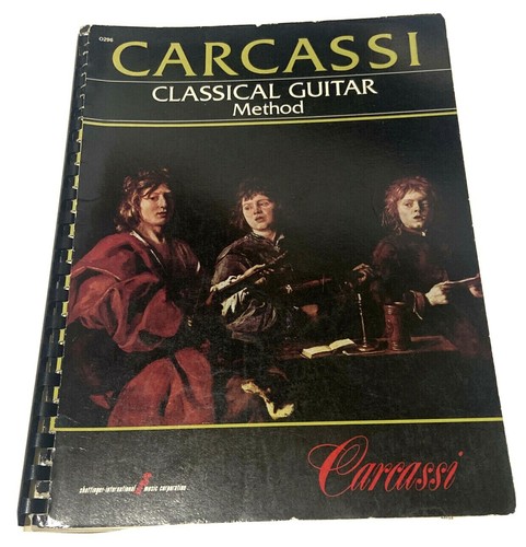 CARCASSI CLASSICAL GUITAR METHOD By Jay Arnold 1972 Spiral Bound | eBay
