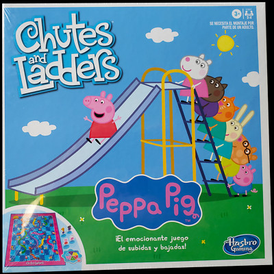 New Spanish Language Peppa Pig Chutes and Ladders Board Game Español by ...
