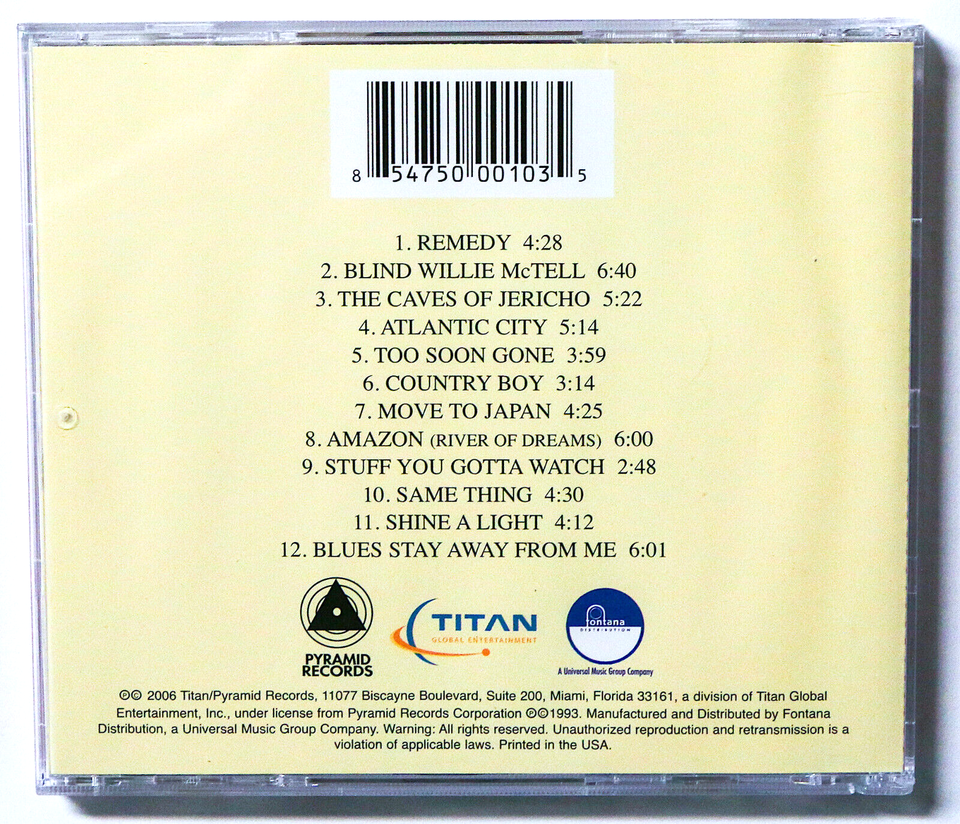 THE BAND Jericho 1993 CD 2006 Pyramid Records REMASTER 854750001035| eBay