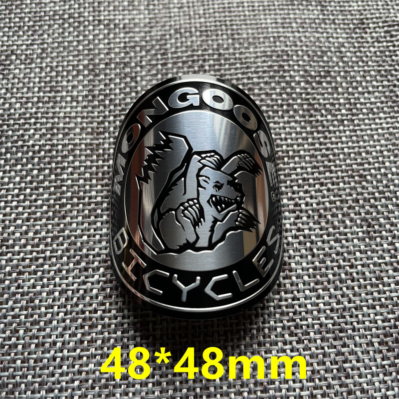 2pcs mongoose Vintage Bicycle Head Badge Tag Bike Emblem Decals ...