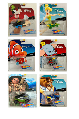 Hot Wheels ~ DISNEY CHARACTER CARS SERIES 3 ~ Goofy Beast Nemo Dumbo ...