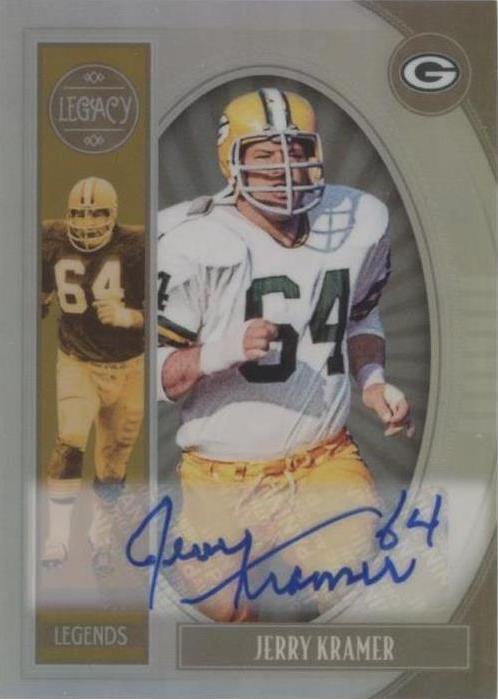 2019 Panini Legacy - Legends Jerry Kramer #104 Premium Edition ...