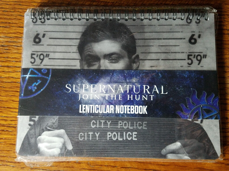 SUPERNATURAL JOIN THE HUNT LENTICULAR NOTEBOOK ***IN SEALED PACKAGE ...