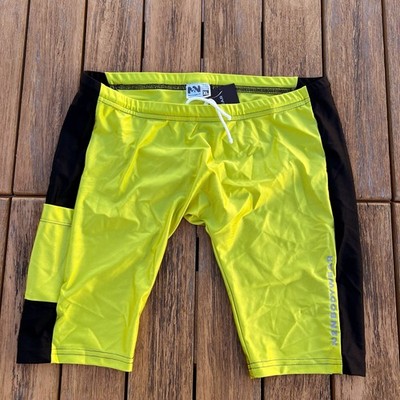 N2N Bodywear Men kiwi GREEN solaris sport biker shorts Activewear size ...