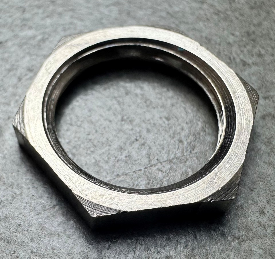 BM 2716 Brass Nickel Plated Locknut, Size M16 X 1.5, 50 Pc's Pak | eBay