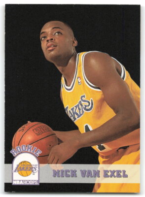 1993 Hoops #356 Nick Van Exel RC Los Angeles Lakers | eBay