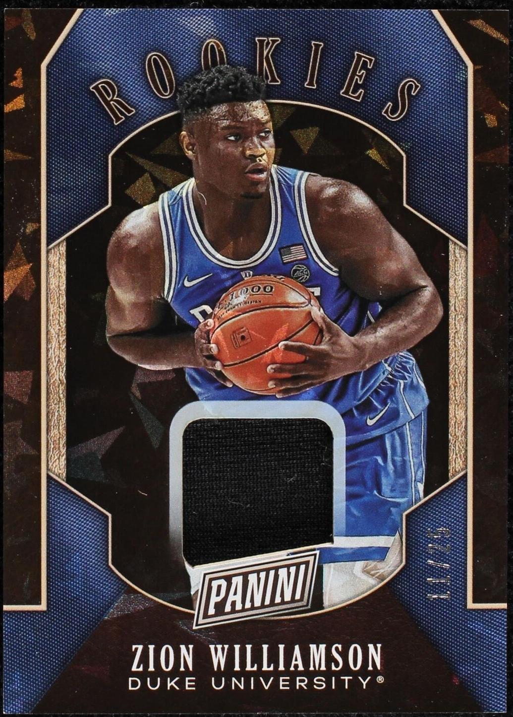 2019 Panini Black Friday - Rookies and Prospects Zion Williamson #ZW ...