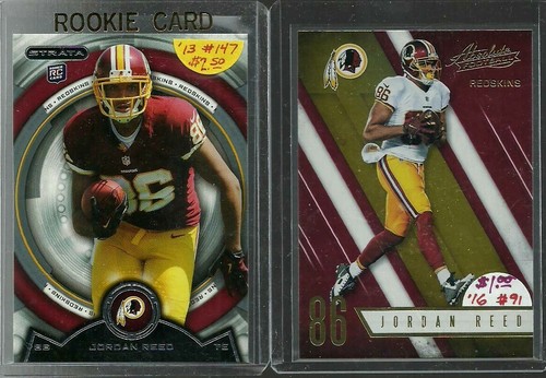Washington Redskins NFL Jordan Reed 2013 Topps Strata #147 RC 2016 ...
