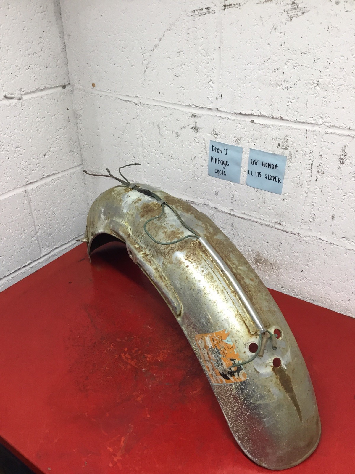 1968 Honda CL175 Sloper Rear Fender | eBay