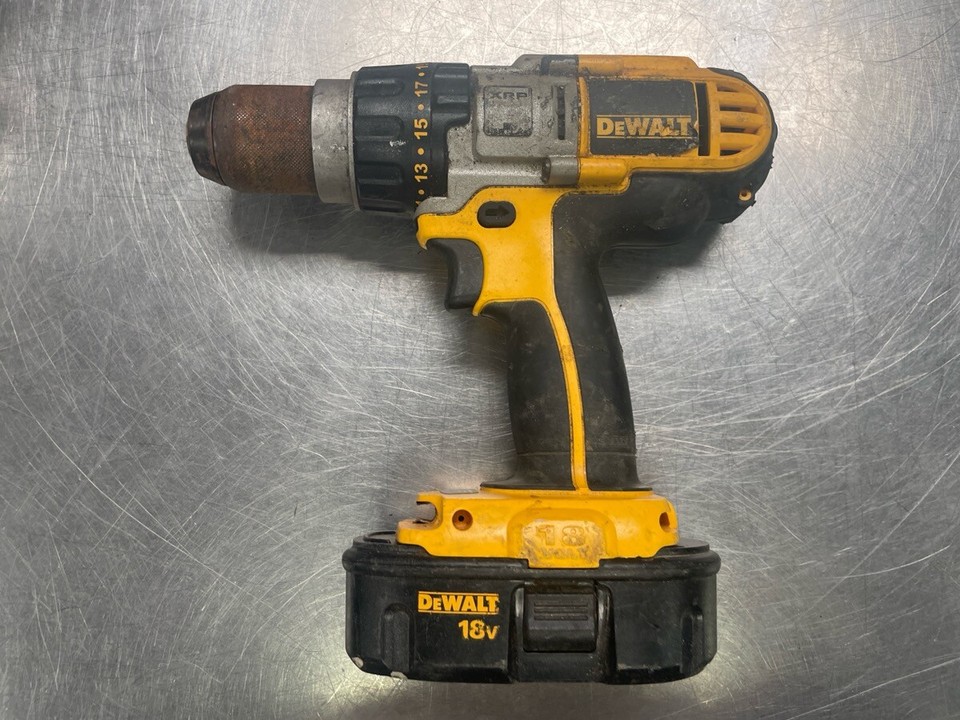 USED DEWALT DCD950 18V 1/2" CORDLESS DRILL W/BATTERY NO CHARGER ...