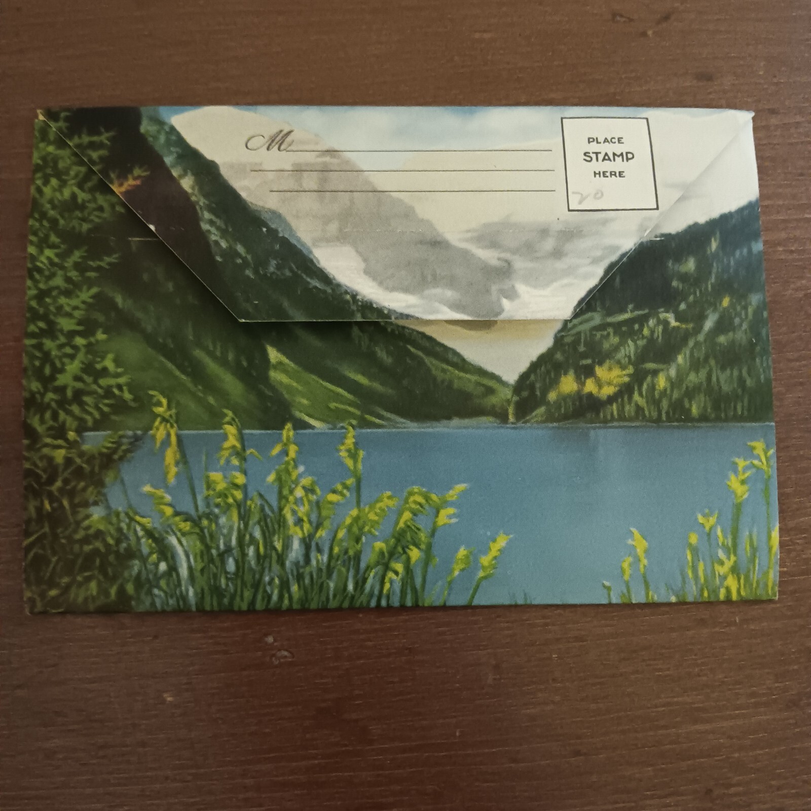 Vtg Souvenir Fold-Out Postcard-Canadian Rockies Banff & Lake Louise | eBay