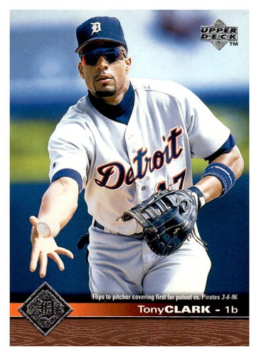 1997 Upper Deck #62 Tony Clark Detroit Tigers Baseball EX | eBay