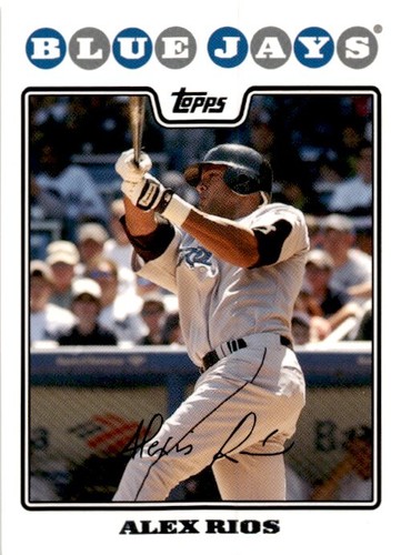 2008 Topps Alex Rios Toronto Blue Jays #80 | eBay