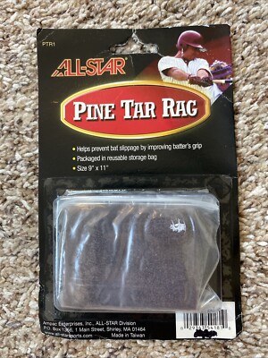 ALL-STAR Pine Tar Rag Baseball Bat Grip Pack New With Tag | eBay