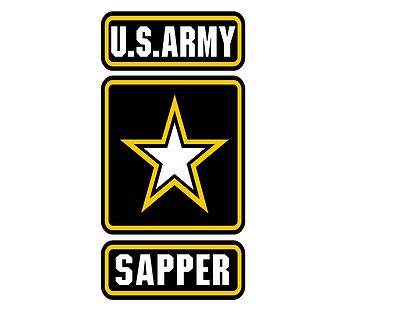 US ARMY SAPPER VINYL DECAL STICKER ARMY STRONG | eBay