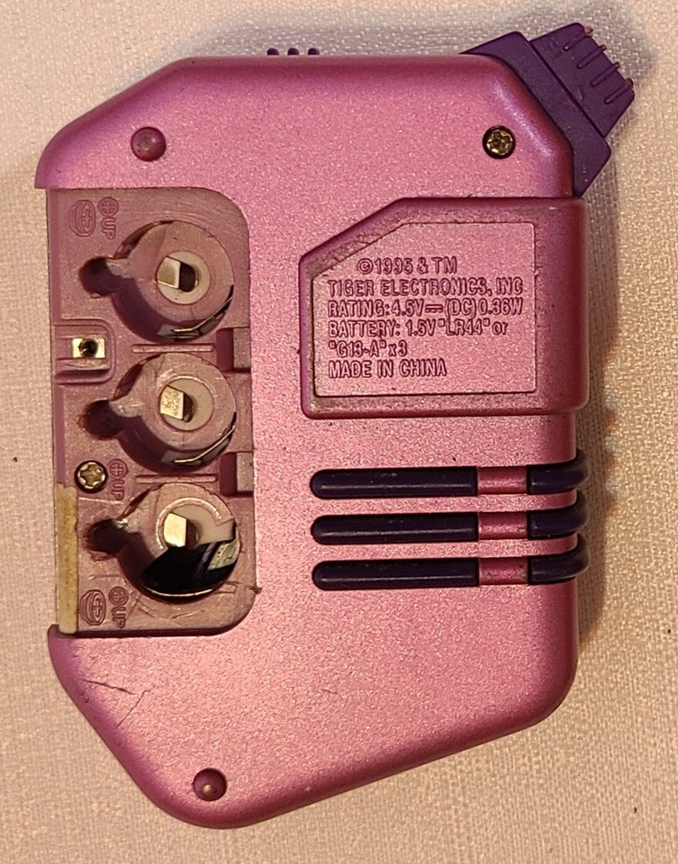 TalkGirl Jr Tiger Pink Purple Voice Recorder Missing Battery Cover ...