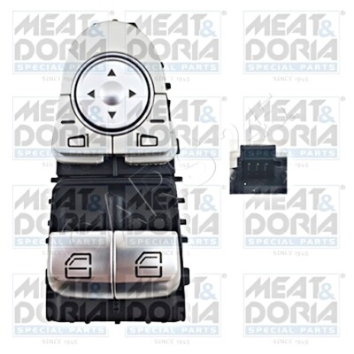 Window Regulator Switch Left Front For MERCEDES C-Class Vito Mixto ...