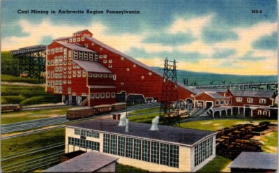 Glen Lyon PA Breaker Coal Mining Anthracite Region Menzies Cones Old ...