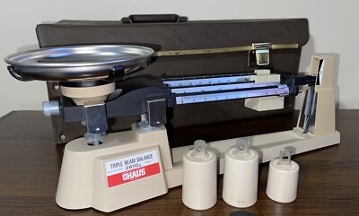 Mechanical & Beam Balances - Vintage Ohaus Triple Beam Balance Scale