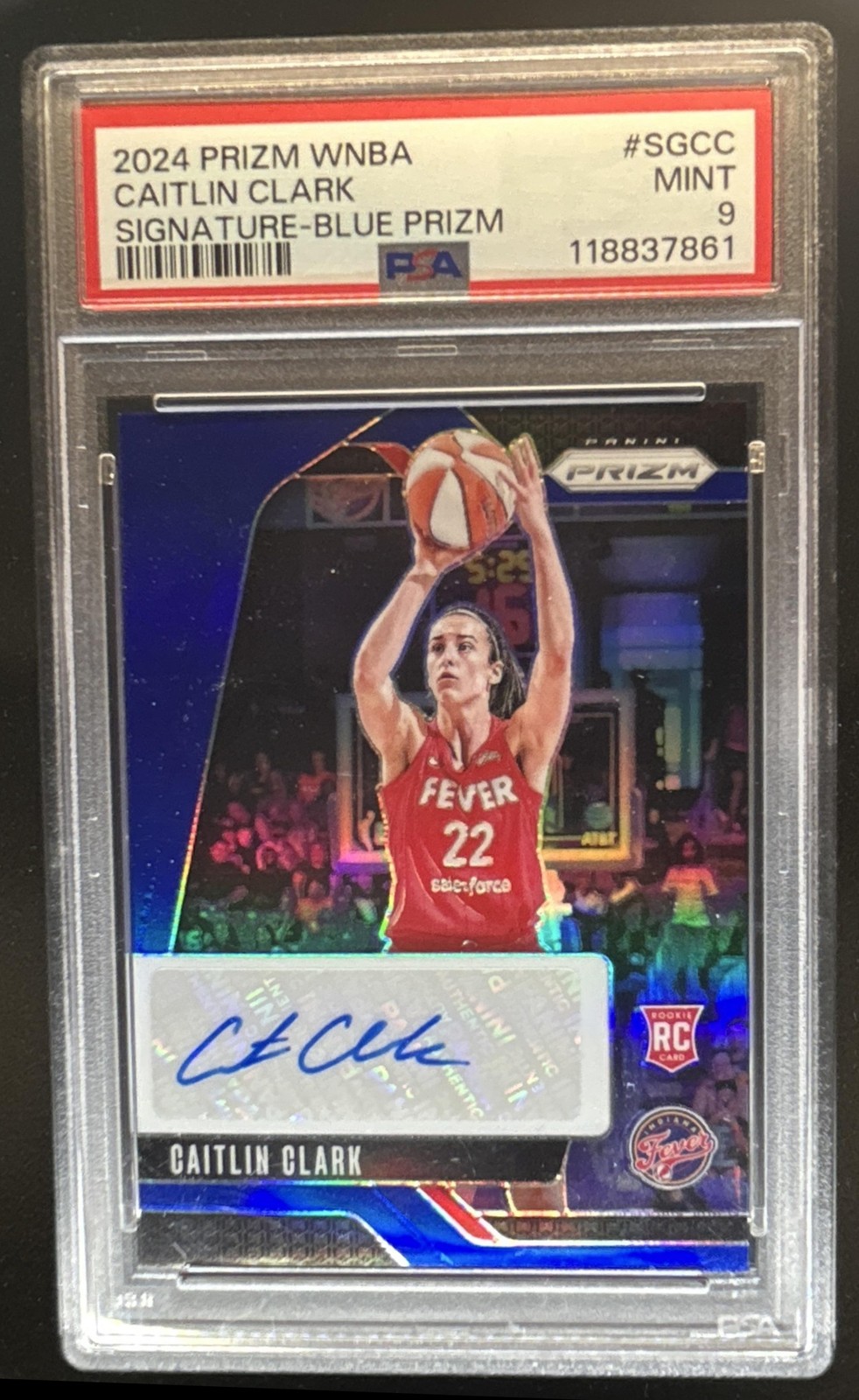Caitlin Clark Prizm 1-1 Sets Record Price for Any Women's Sports Card