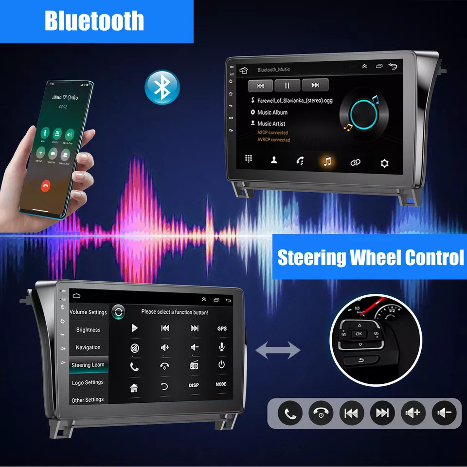 4+64GB Android 15 Car Stereo Radio GPS Navi Carplay For Honda Element ...