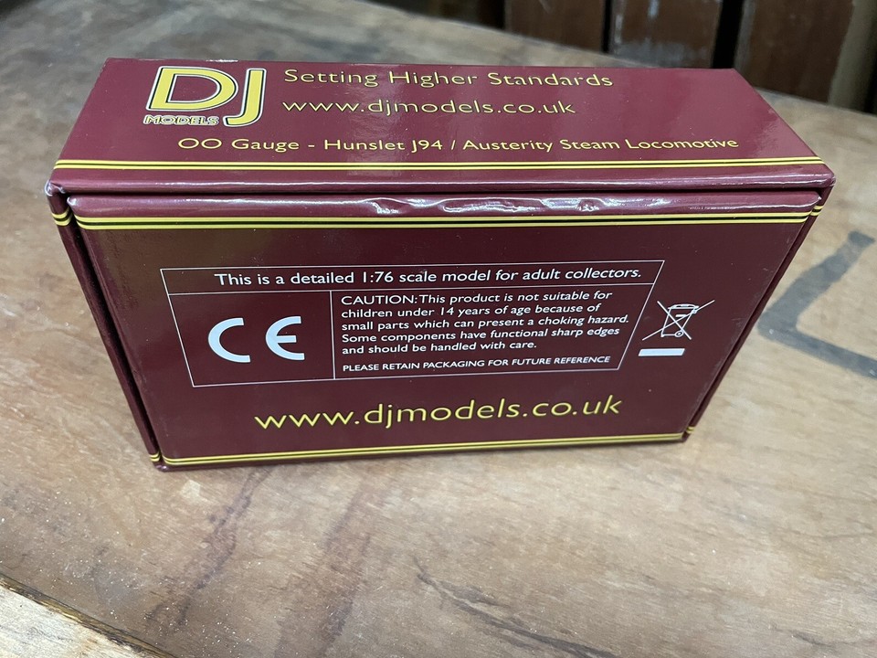 DJ MODELS OO GAUGE DJMOOJ94-001 HUNSLET / AUSTERITY CLASS J94 box only ...
