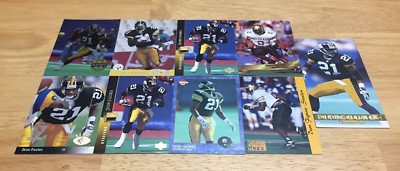 DEON FIGURES LOT OF 9 FOOTBALL CARDS PITTSBURGH STEELERS CORNERBACK ...