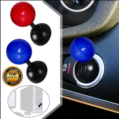 Car Push to Start Button Rocker One Button Engine Start Stop Lever ...
