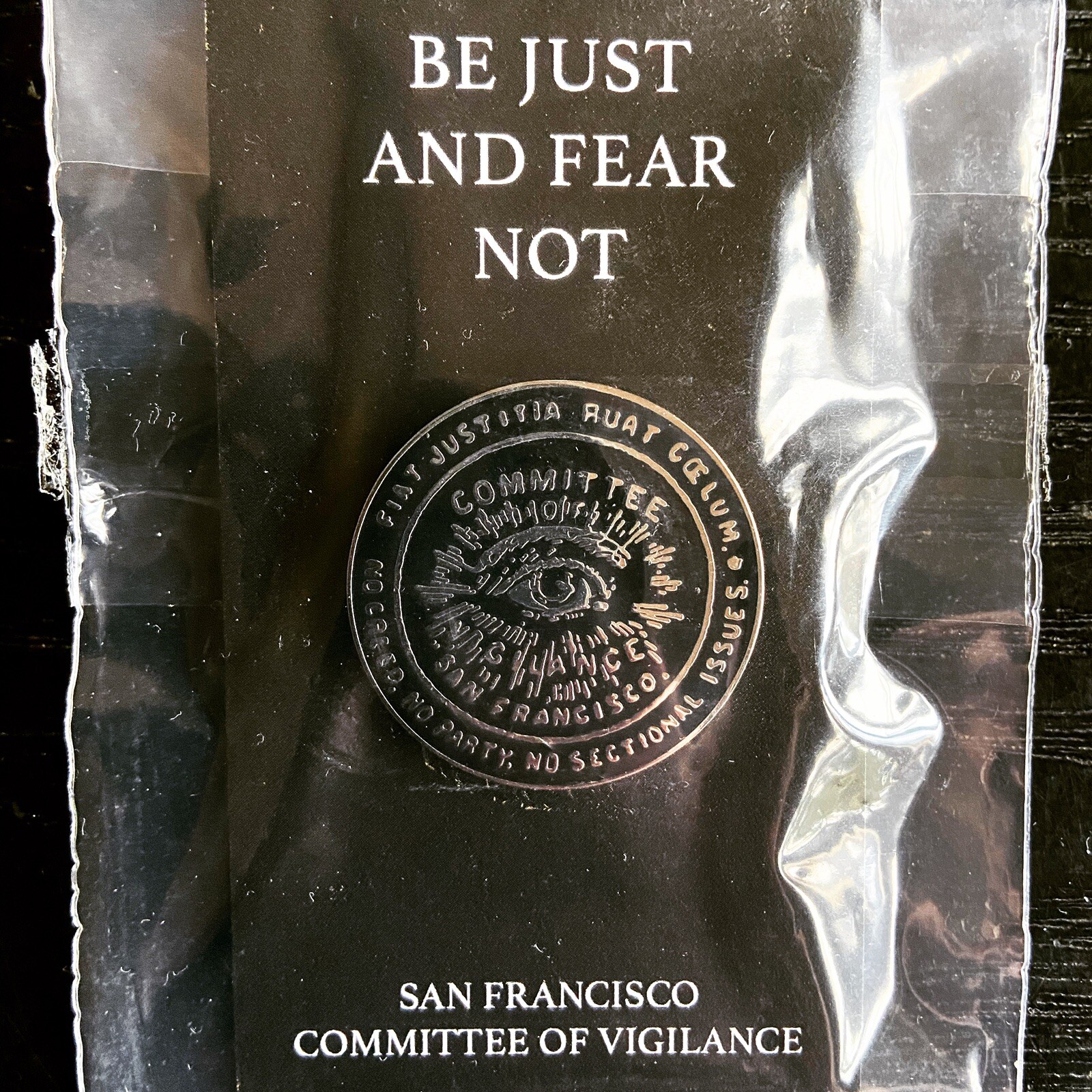 San Francisco Committee Of Vigilance 1.25 Inch Enamel Pin Badge And ...
